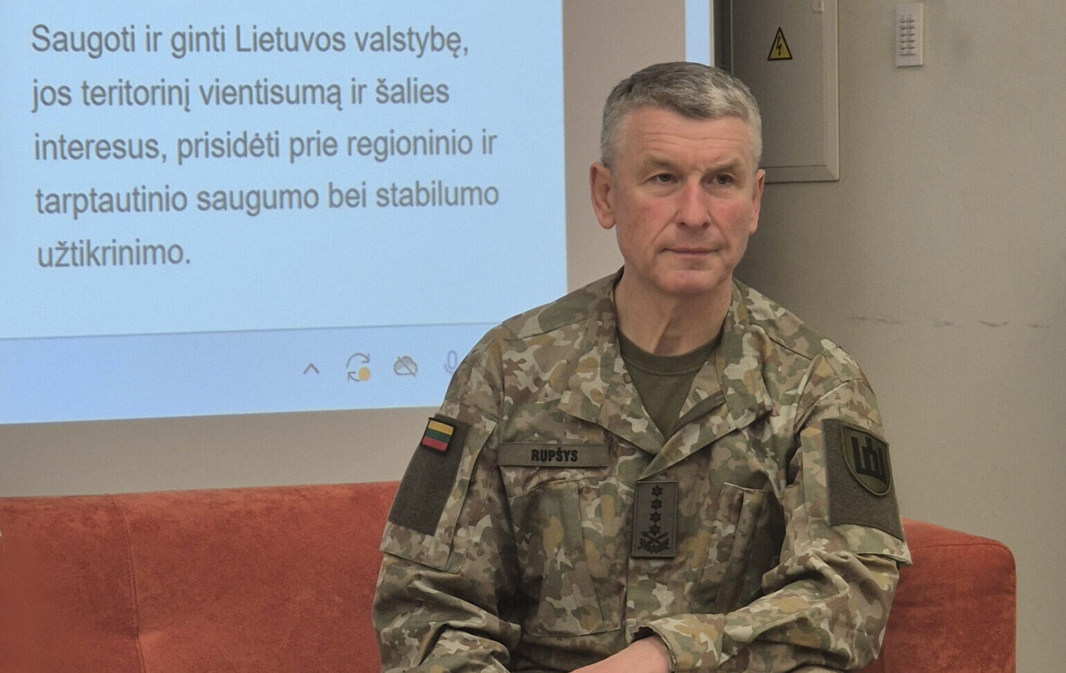 Lietuvos kariuomenės vadas: „Labai svarbu yra grėsmių įvertinimas ...
